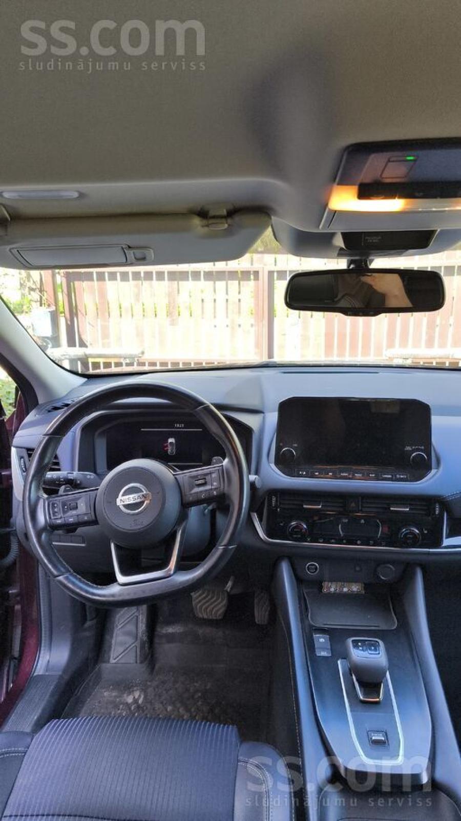 Sarkans Nissan Qashqai 2022 Rīga, ar dzinēja tilpumu 1.30 L un nobraukumu 52 tūkst. km par 21500 €, foto 6 vietnē AUTOMOTO.COM.LV