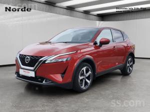 Red Nissan Qashqai 2022 in Riga, with an engine capacity of 1.30 L and mileage of 61 thousand km for 21980 €, photo  on AUTOMOTO.COM.LV