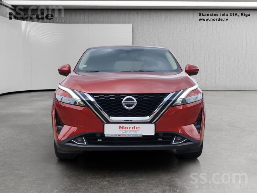 Red Nissan Qashqai 2022 in Riga, with an engine capacity of 1.30 L and mileage of 61 thousand km for 21980 €, photo 6 on AUTOMOTO.COM.LV
