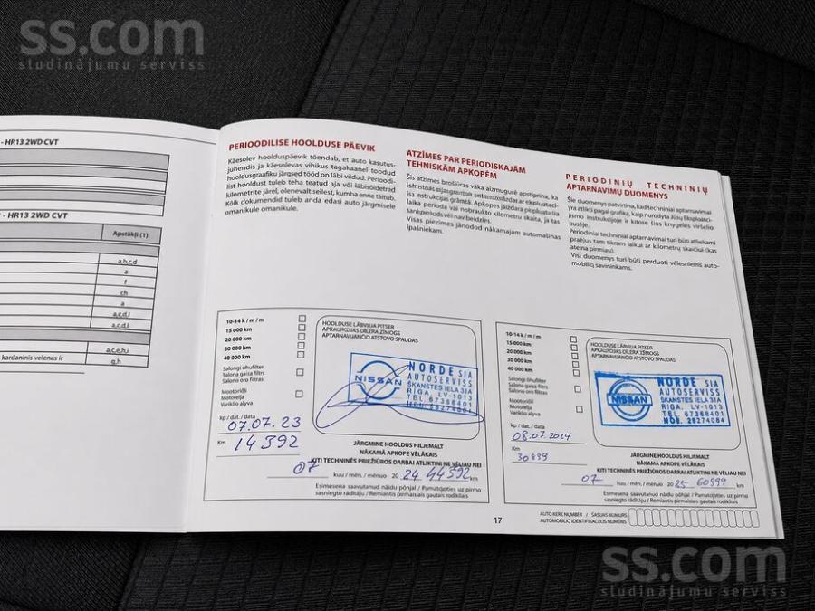 Red Nissan Qashqai 2022 in Riga, with an engine capacity of 1.30 L and mileage of 61 thousand km for 21980 €, photo 16 on AUTOMOTO.COM.LV