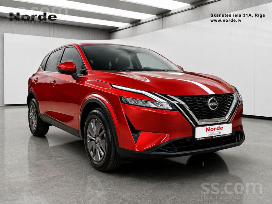 Sarkans Nissan Qashqai 2023 Rīga, ar dzinēja tilpumu 1.30 L un nobraukumu 121 tūkst. km par 14590 €, foto 3 vietnē AUTOMOTO.COM.LV