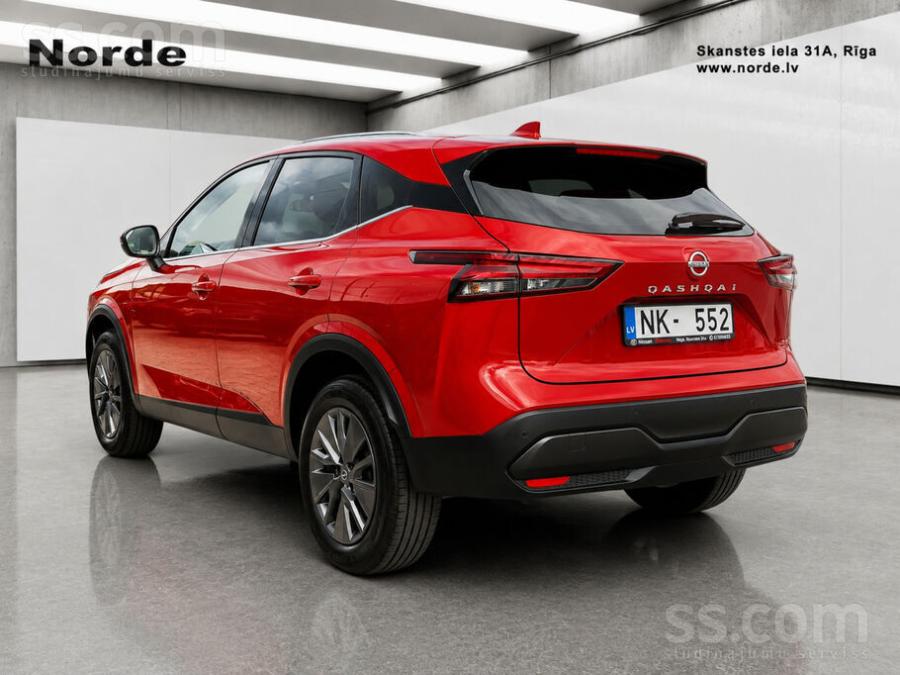 Sarkans Nissan Qashqai 2023 Rīga, ar dzinēja tilpumu 1.30 L un nobraukumu 121 tūkst. km par 14590 €, foto 5 vietnē AUTOMOTO.COM.LV