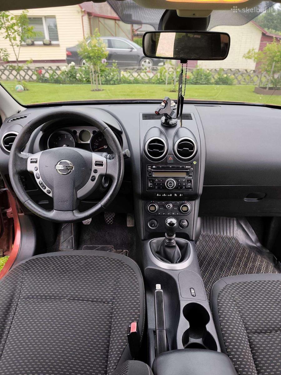 Sarkans Nissan Qashqai 2009 Utena, ar dzinēja tilpumu 2.00 L un nobraukumu 301 tūkst. km par 3500 €, foto 8 vietnē AUTOMOTO.COM.LV