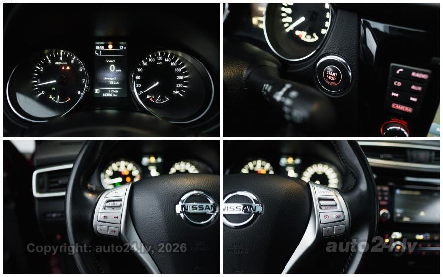 Red Nissan Qashqai 2015 in Tallinn, with an engine capacity of 1.20 L and mileage of 143 thousand km for 8499 €, photo 15 on AUTOMOTO.COM.LV