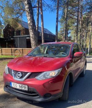 Sarkans Nissan Qashqai 2016 Tallina, ar dzinēja tilpumu 1.20 L un nobraukumu 63 tūkst. km par 10400 €, foto  vietnē AUTOMOTO.COM.LV