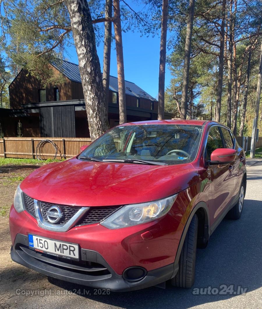 Sarkans Nissan Qashqai 2016 Tallina, ar dzinēja tilpumu 1.20 L un nobraukumu 63 tūkst. km par 10400 €, foto 1 vietnē AUTOMOTO.COM.LV