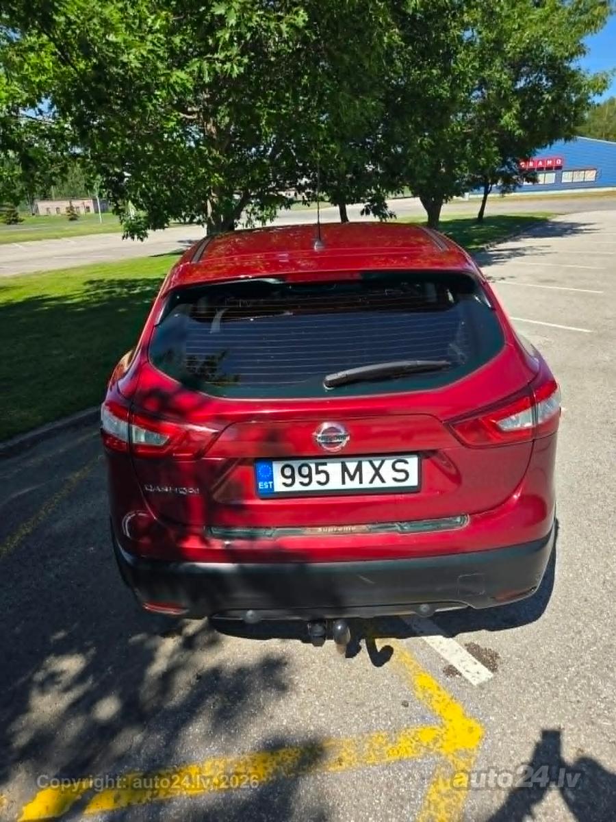 Sarkans Nissan Qashqai 2016 Viljandi, ar dzinēja tilpumu 1.20 L un nobraukumu 240 tūkst. km par 5500 €, foto 5 vietnē AUTOMOTO.COM.LV