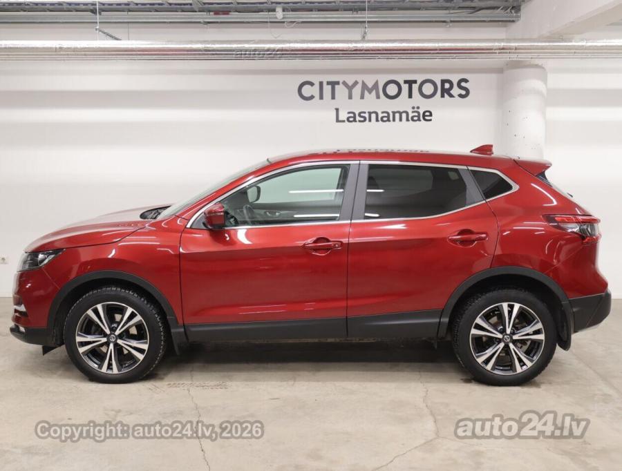 Red Nissan Qashqai 2019 in Tallinn, with an engine capacity of 1.30 L and mileage of 71 thousand km for 14900 €, photo 2 on AUTOMOTO.COM.LV