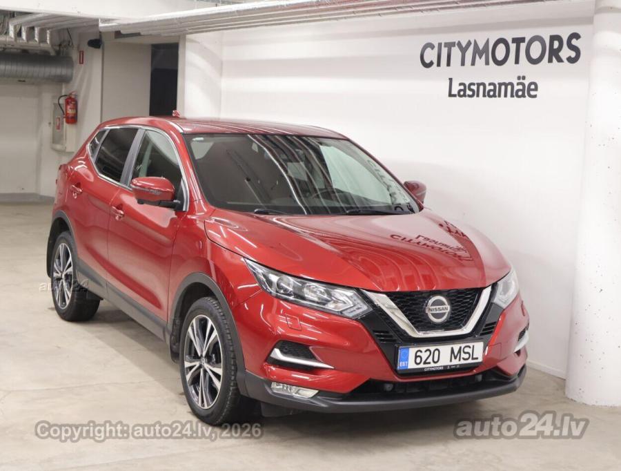 Red Nissan Qashqai 2019 in Tallinn, with an engine capacity of 1.30 L and mileage of 71 thousand km for 14900 €, photo 4 on AUTOMOTO.COM.LV