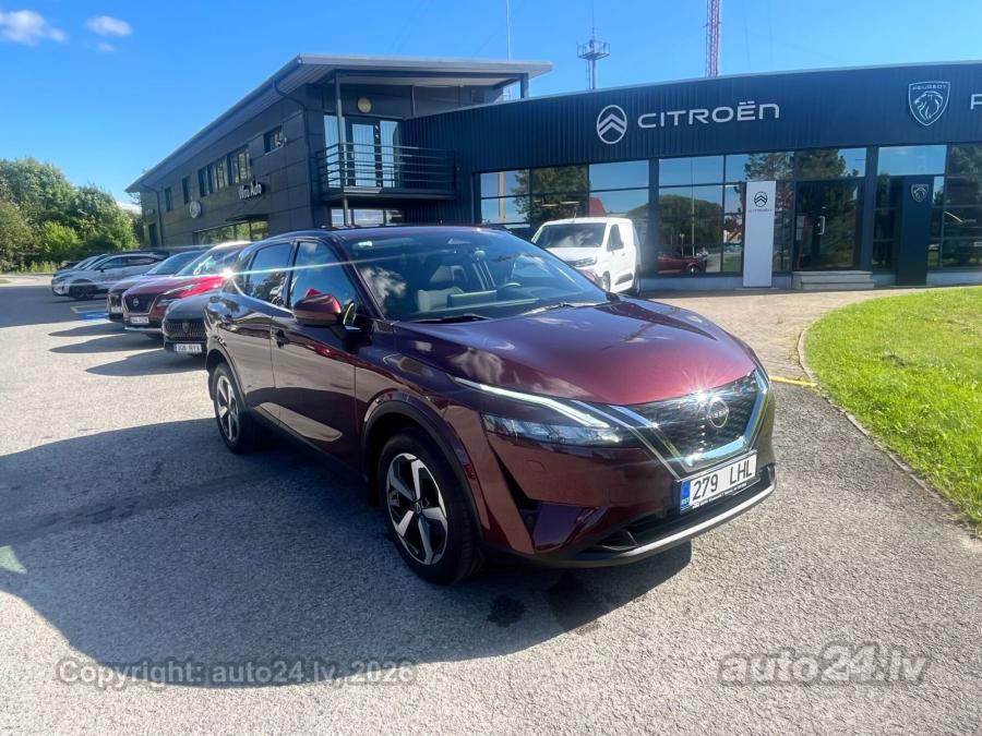 Sarkans Nissan Qashqai 2024 Rakvere, ar dzinēja tilpumu 1.30 L un nobraukumu 30 tūkst. km par 25900 €, foto 1 vietnē AUTOMOTO.COM.LV