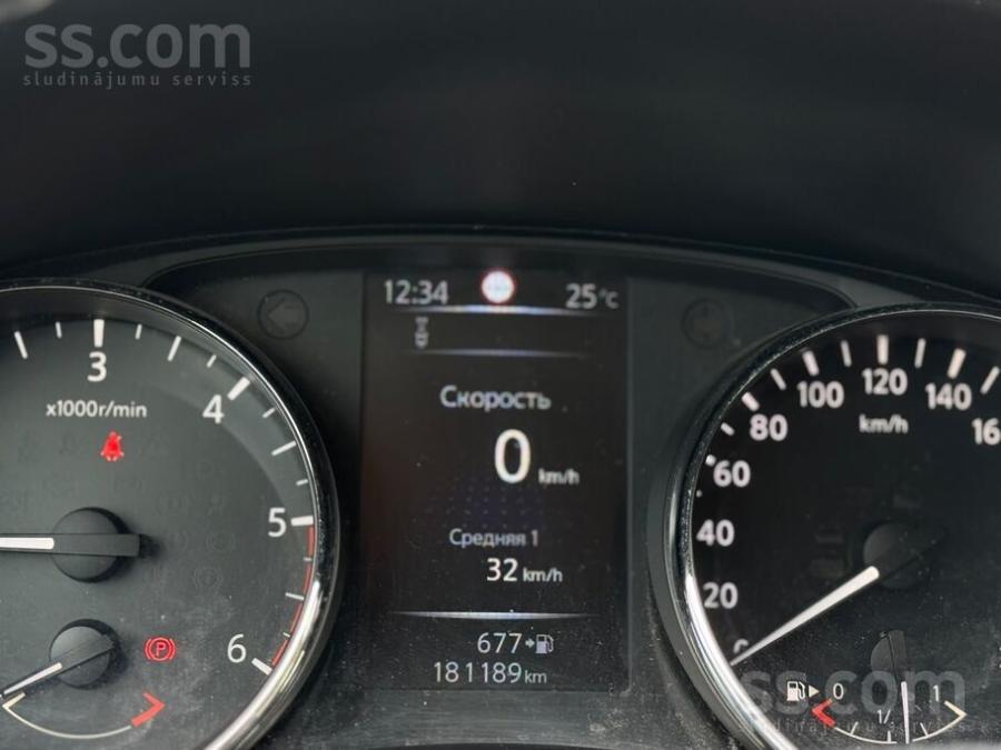 Violet Nissan Qashqai 2014 in Riga, with an engine capacity of 1.60 L and mileage of 181 thousand km for 6750 €, photo 14 on AUTOMOTO.COM.LV