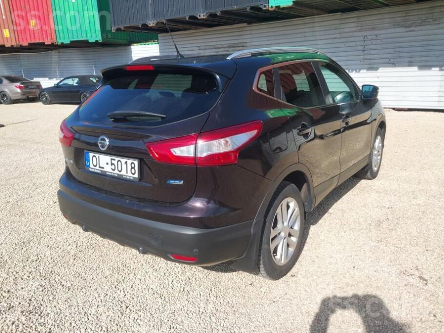 Фиолетовый Ниссан Кашкай 2015 в Рига, объемом двигателя 1.50 л и пробегом 115 тыс. км за 8600 €, фото 3 на AUTOMOTO.COM.LV