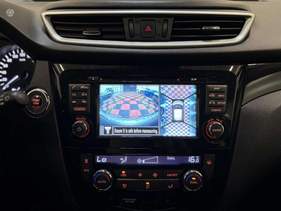 Violet Nissan Qashqai 2015 in Vilnius, with an engine capacity of 1.60 L and mileage of 155 thousand km for 8650 €, photo 28 on AUTOMOTO.COM.LV