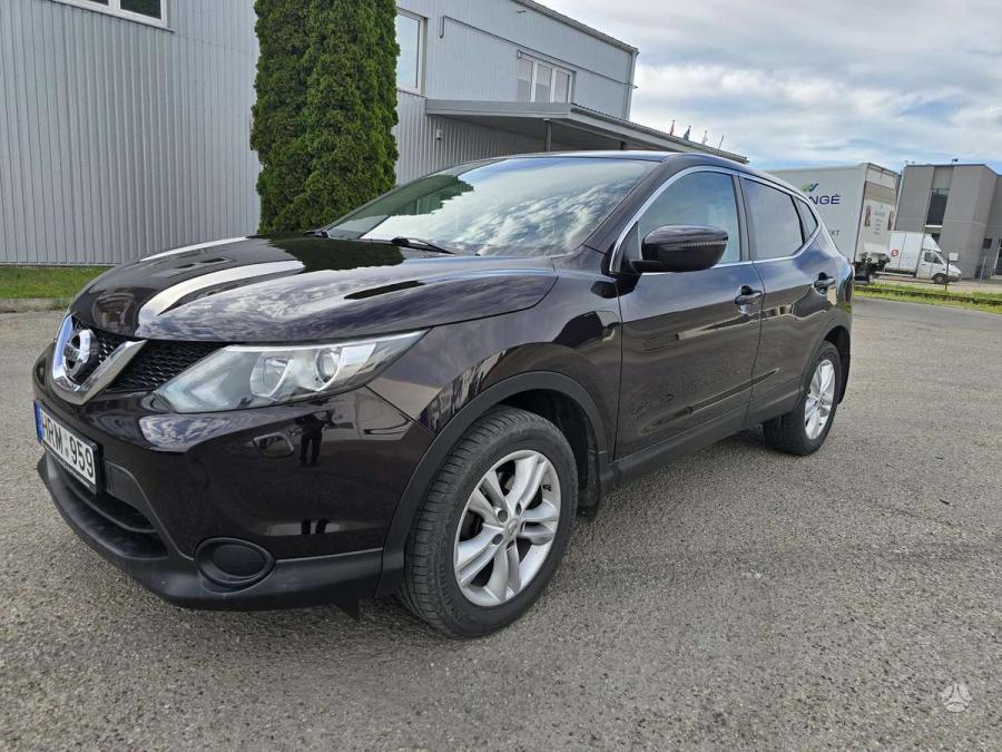 Violets Nissan Qashqai 2015 Prienai, ar dzinēja tilpumu 1.46 L un nobraukumu 150 tūkst. km par 9499 €, foto 1 vietnē AUTOMOTO.COM.LV