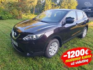 Violet Nissan Qashqai 2016 in Kaunas, with an engine capacity of 1.20 L and mileage of 144 thousand km for 6900 €, photo  on AUTOMOTO.COM.LV