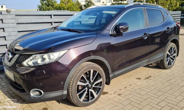 Violets Nissan Qashqai 2017 Kauņa, ar dzinēja tilpumu 1.20 L un nobraukumu 148 tūkst. km par 9000 €, foto  vietnē AUTOMOTO.COM.LV