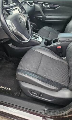 Violet Nissan Qashqai 2017 in Riga, with an engine capacity of 1.20 L and mileage of 193 thousand km for 8950 €, photo 7 on AUTOMOTO.COM.LV