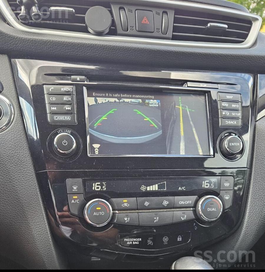 Violet Nissan Qashqai 2017 in Riga, with an engine capacity of 1.20 L and mileage of 193 thousand km for 8950 €, photo 13 on AUTOMOTO.COM.LV