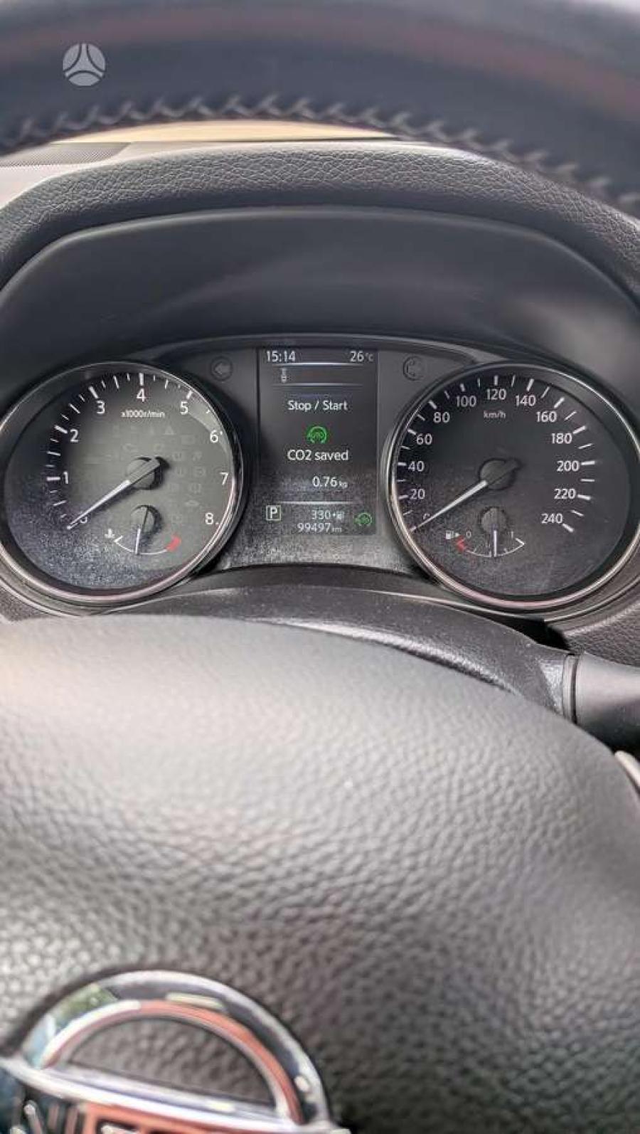 Violets Nissan Qashqai 2017 Klaipėda, ar dzinēja tilpumu 1.20 L un nobraukumu 100 tūkst. km par 8100 €, foto 11 vietnē AUTOMOTO.COM.LV