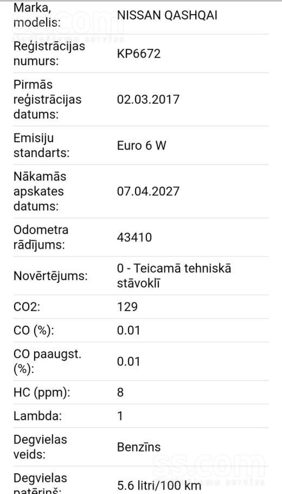 Фиолетовый Ниссан Кашкай 2017 в Рига, объемом двигателя 1.20 л и пробегом 0 тыс. км за 9890 €, фото 16 на AUTOMOTO.COM.LV