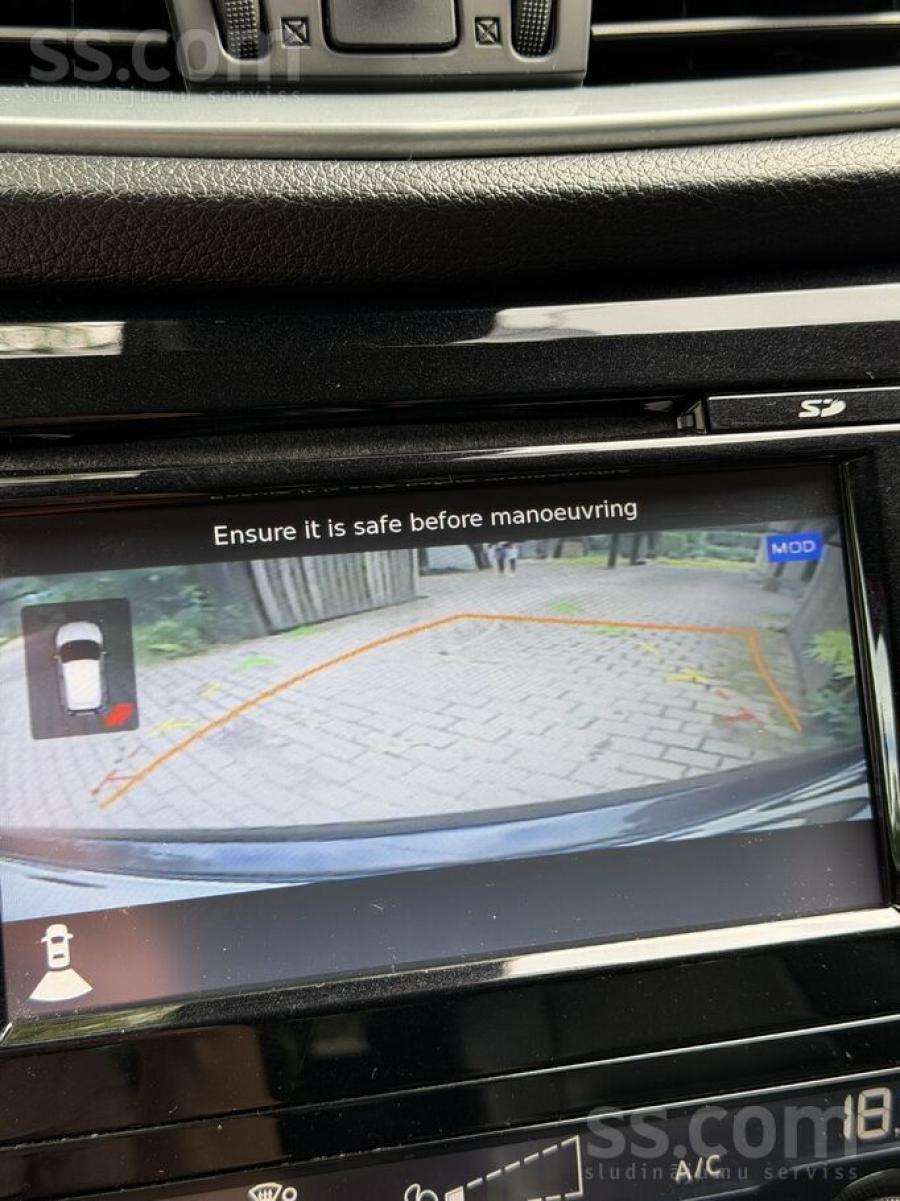 Violet Nissan Qashqai 2018 in Riga, with an engine capacity of 1.60 L and mileage of 108 thousand km for 12500 €, photo 10 on AUTOMOTO.COM.LV