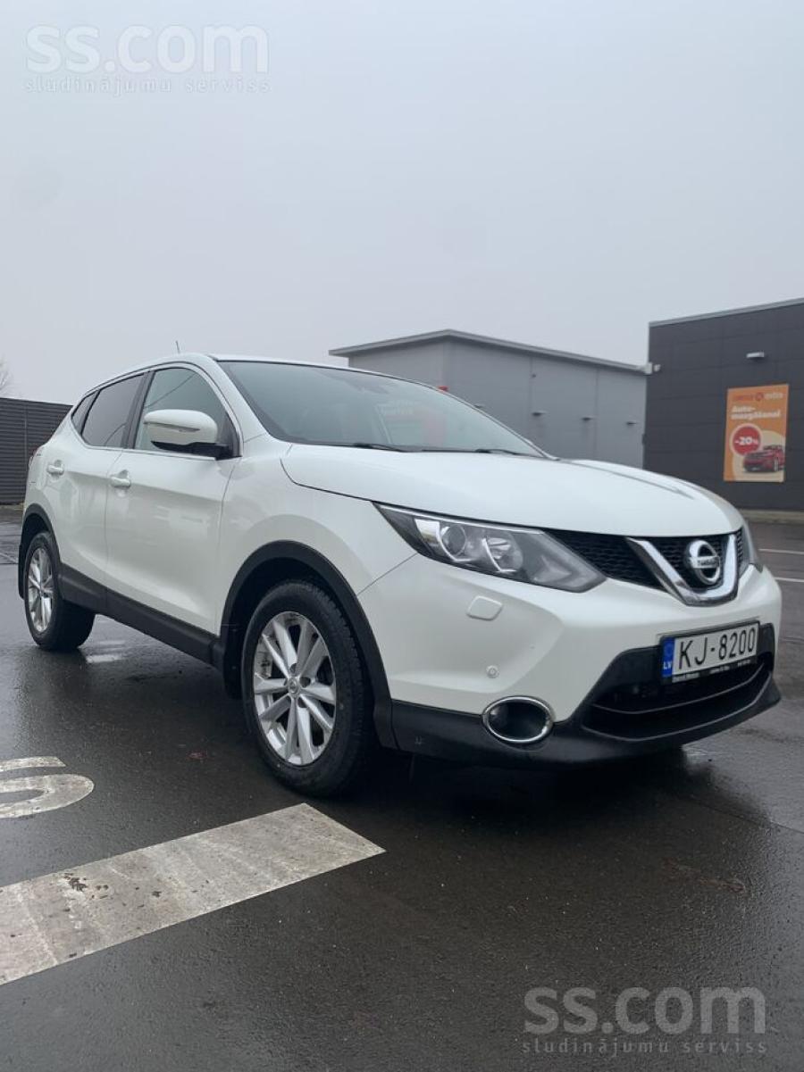 Balts Nissan Qashqai 2014 Ogre, ar dzinēja tilpumu 1.60 L un nobraukumu 172 tūkst. km par 8200 €, foto 2 vietnē AUTOMOTO.COM.LV