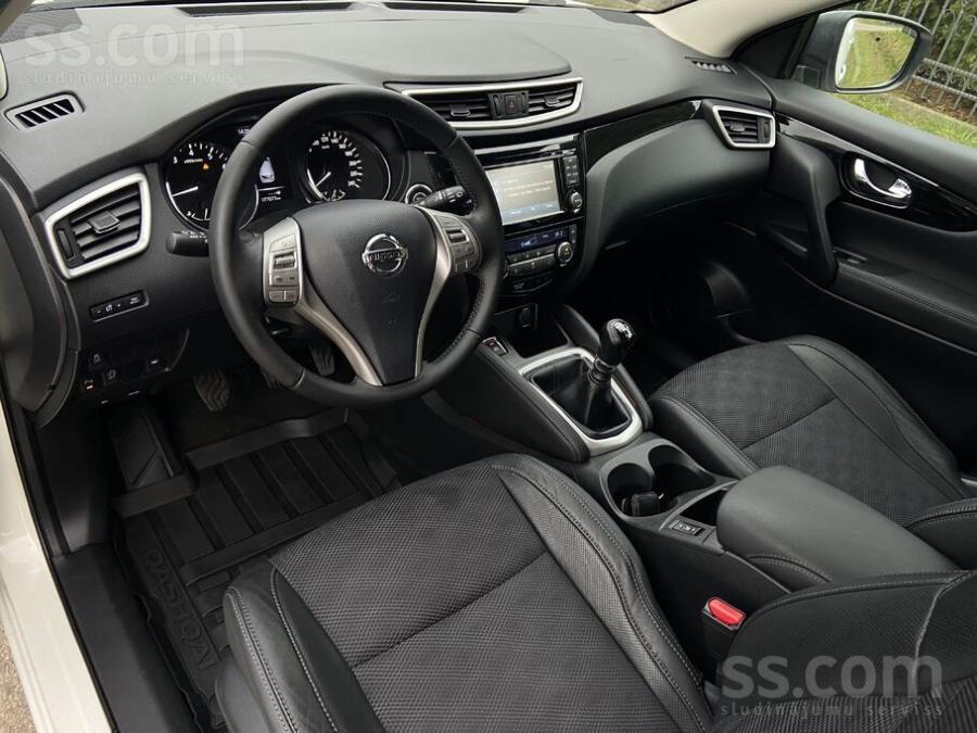 White Nissan Qashqai 2014 in Jelgava, with an engine capacity of 1.20 L and mileage of 0 thousand km for 7290 €, photo 8 on AUTOMOTO.COM.LV