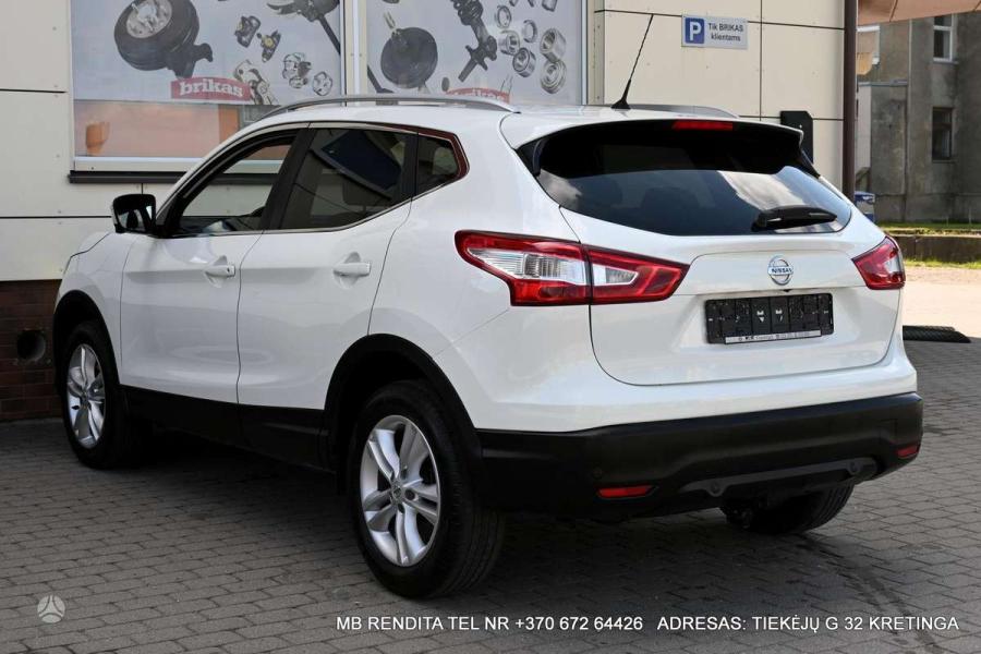 White Nissan Qashqai 2014 in Kretinga, with an engine capacity of 1.60 L and mileage of 255 thousand km for 9999 €, photo 11 on AUTOMOTO.COM.LV