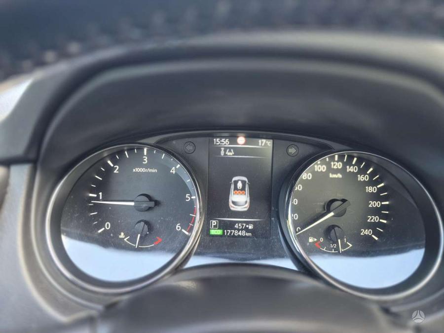 Белый Ниссан Кашкай 2014 в Каунас, объемом двигателя 1.60 л и пробегом 178 тыс. км за 9200 €, фото 14 на AUTOMOTO.COM.LV