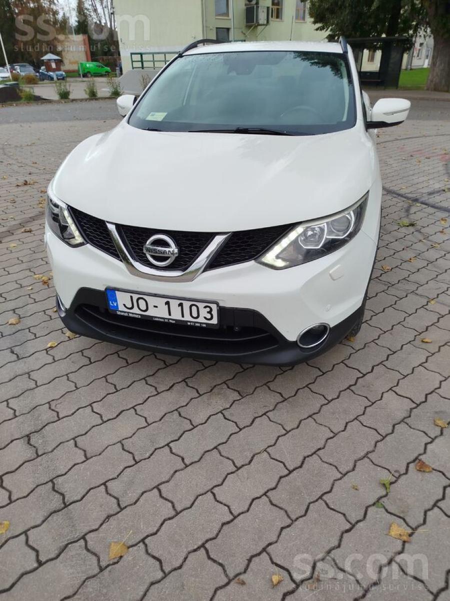 Balts Nissan Qashqai 2014 Jelgava, ar dzinēja tilpumu 1.60 L un nobraukumu 159 tūkst. km par 8000 €, foto 1 vietnē AUTOMOTO.COM.LV