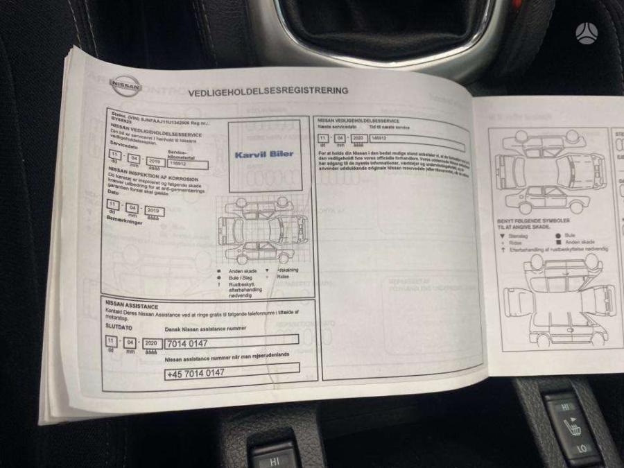 White Nissan Qashqai 2015 in Radviliskis, with an engine capacity of 1.46 L and mileage of 237 thousand km for 8550 €, photo 19 on AUTOMOTO.COM.LV