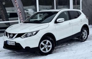 Balts Nissan Qashqai 2015 Radviliškis, ar dzinēja tilpumu 1.20 L un nobraukumu 145 tūkst. km par 6950 €, foto  vietnē AUTOMOTO.COM.LV