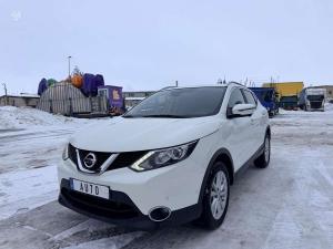 White Nissan Qashqai 2015 in Taurage, with an engine capacity of 1.20 L and mileage of 120 thousand km for 7499 €, photo 7 on AUTOMOTO.COM.LV