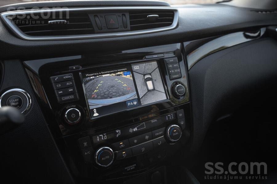 White Nissan Qashqai 2015 in Jelgava, with an engine capacity of 1.20 L and mileage of 165 thousand km for 8590 €, photo 21 on AUTOMOTO.COM.LV
