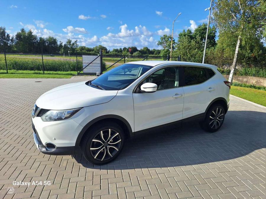 Белый Ниссан Кашкай 2015 в Каунас, объемом двигателя 1.46 л и пробегом 229 тыс. км за 7250 €, фото 5 на AUTOMOTO.COM.LV