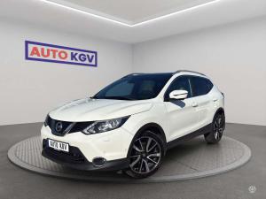 Balts Nissan Qashqai 2015 Kauņa, ar dzinēja tilpumu 1.60 L un nobraukumu 286 tūkst. km par 9699 €, foto  vietnē AUTOMOTO.COM.LV