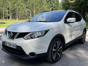White Nissan Qashqai 2015 in Taurage, with an engine capacity of 1.20 L and mileage of 118 thousand km for 7550 €, photo  on AUTOMOTO.COM.LV