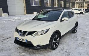 White Nissan Qashqai 2016 in Taurage, with an engine capacity of 1.20 L and mileage of 102 thousand km for 8300 €, photo 3 on AUTOMOTO.COM.LV