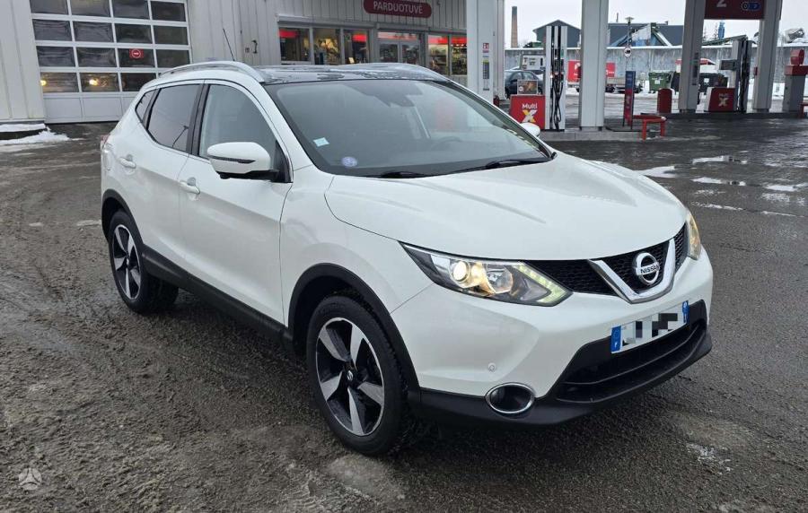 Balts Nissan Qashqai 2016 Tauragė, ar dzinēja tilpumu 1.20 L un nobraukumu 101 tūkst. km par 8100 €, foto 1 vietnē AUTOMOTO.COM.LV