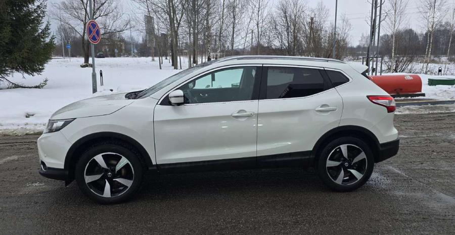 Balts Nissan Qashqai 2016 Tauragė, ar dzinēja tilpumu 1.20 L un nobraukumu 101 tūkst. km par 8100 €, foto 7 vietnē AUTOMOTO.COM.LV