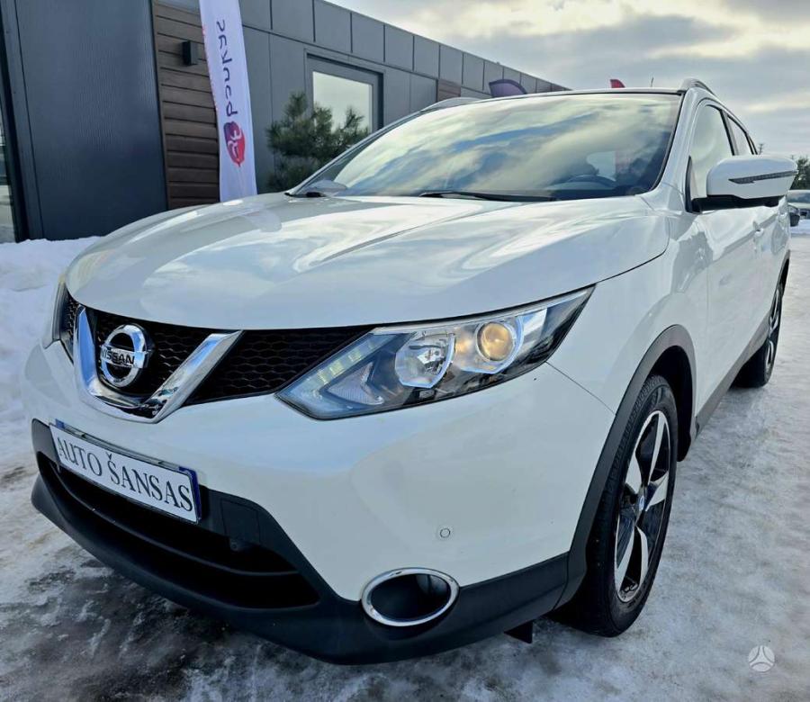 White Nissan Qashqai 2016 in Taurage, with an engine capacity of 1.20 L and mileage of 101 thousand km for 7950 €, photo 11 on AUTOMOTO.COM.LV