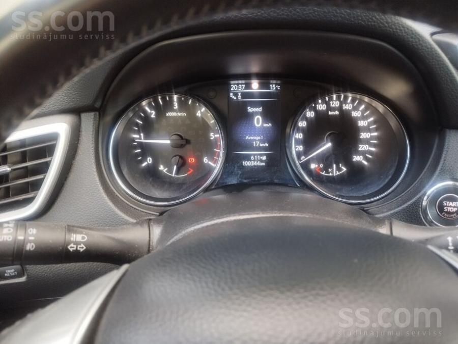 Белый Ниссан Кашкай 2016 в Рига, объемом двигателя 1.60 л и пробегом 100 тыс. км за 9165 €, фото 7 на AUTOMOTO.COM.LV