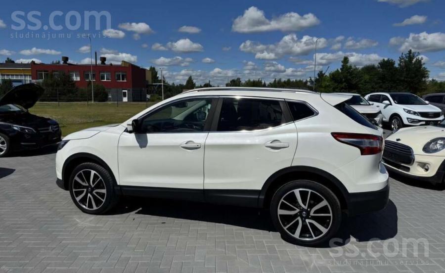 Белый Ниссан Кашкай 2016 в Тельшяй, объемом двигателя 1.60 л и пробегом 202 тыс. км за 7690 €, фото 11 на AUTOMOTO.COM.LV