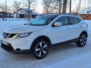 Balts Nissan Qashqai 2017 Tauragė, ar dzinēja tilpumu 1.60 L un nobraukumu 176 tūkst. km par 9200 €, foto  vietnē AUTOMOTO.COM.LV