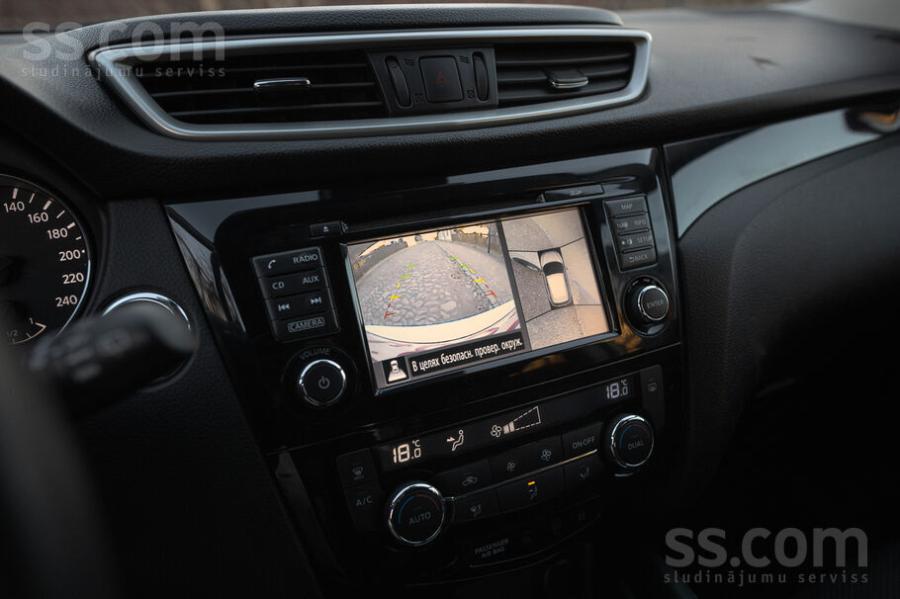 White Nissan Qashqai 2017 in Jelgava, with an engine capacity of 1.20 L and mileage of 165 thousand km for 8290 €, photo 16 on AUTOMOTO.COM.LV