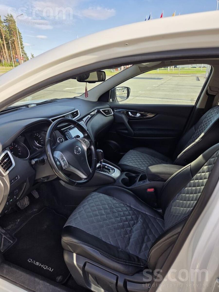 Balts Nissan Qashqai 2017 Rīga, ar dzinēja tilpumu 1.20 L un nobraukumu 148 tūkst. km par 10000 €, foto 7 vietnē AUTOMOTO.COM.LV