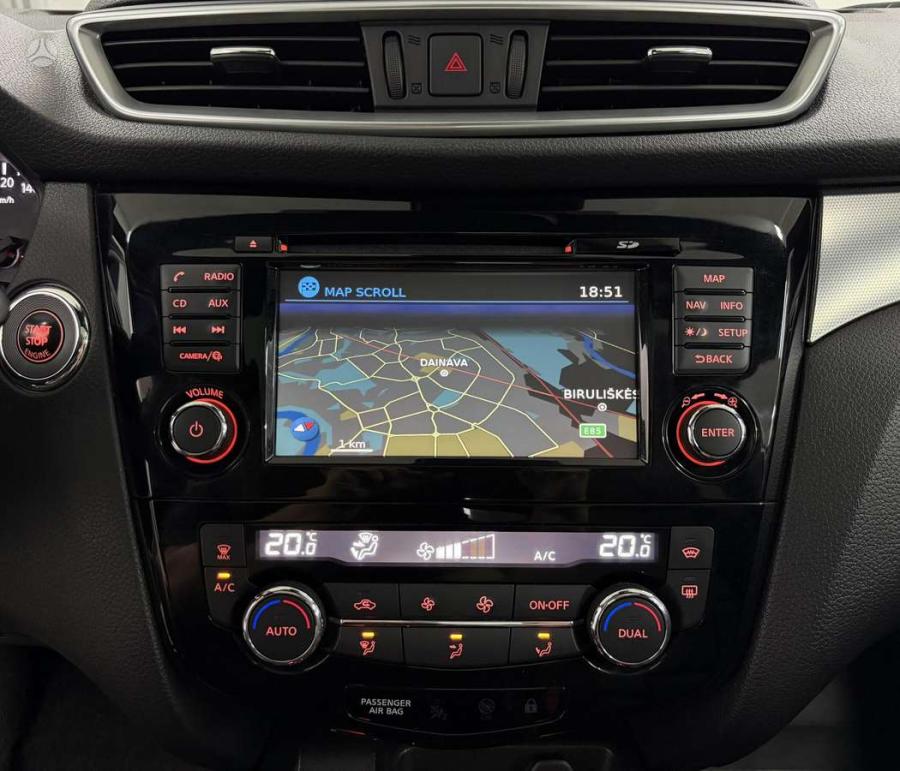 Balts Nissan Qashqai 2017 Kauņa, ar dzinēja tilpumu 1.60 L un nobraukumu 206 tūkst. km par 10200 €, foto 16 vietnē AUTOMOTO.COM.LV