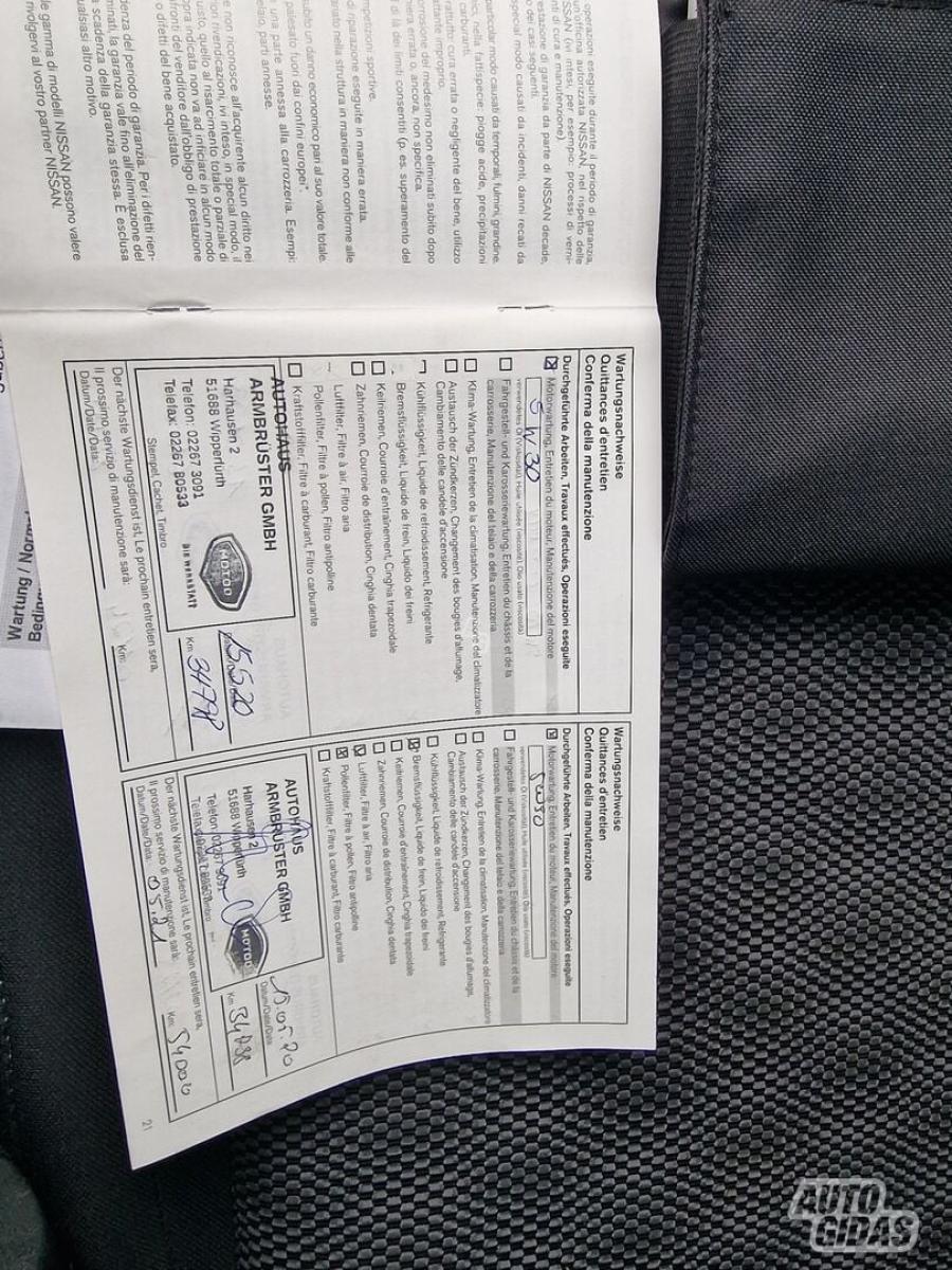 White Nissan Qashqai 2017 in Vilnius, with an engine capacity of 1.20 L and mileage of 129 thousand km for 8500 €, photo 28 on AUTOMOTO.COM.LV