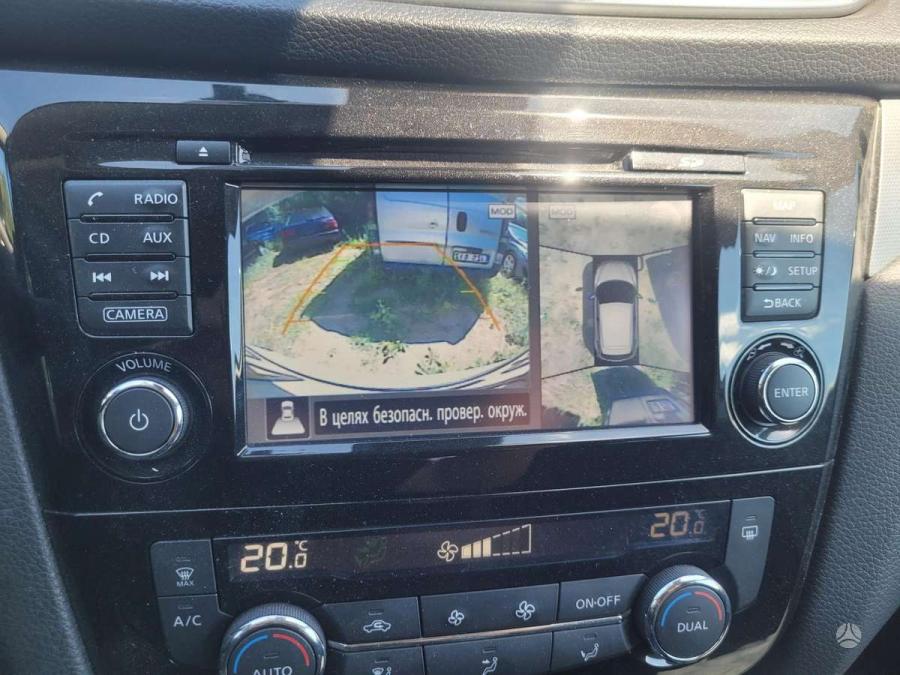 White Nissan Qashqai 2018 in Vilnius, with an engine capacity of 1.20 L and mileage of 51 thousand km for 4300 €, photo 18 on AUTOMOTO.COM.LV