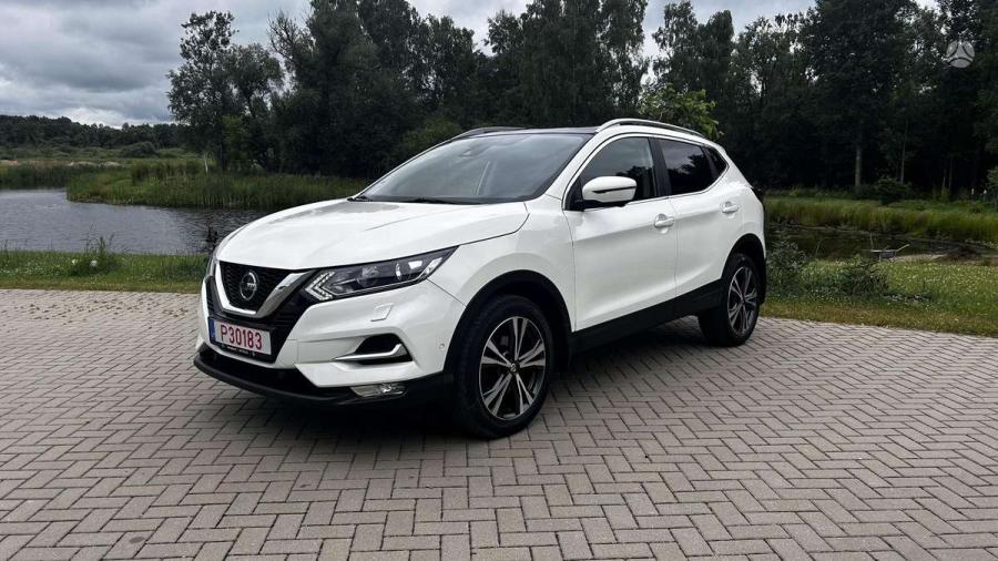 Balts Nissan Qashqai 2018 Utena, ar dzinēja tilpumu 1.20 L un nobraukumu 231 tūkst. km par 8250 €, foto 1 vietnē AUTOMOTO.COM.LV